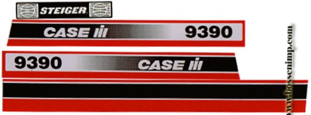 Decal 1/16 Case IH 9390 4WD Set - DC199 - Midwest Decals & Farm Toys