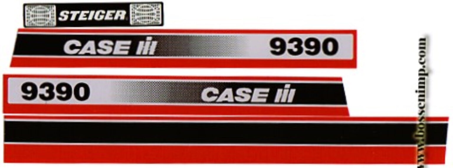 Decal 1/16 Case IH 9390 4WD Set - DC199 - Midwest Decals & Farm Toys