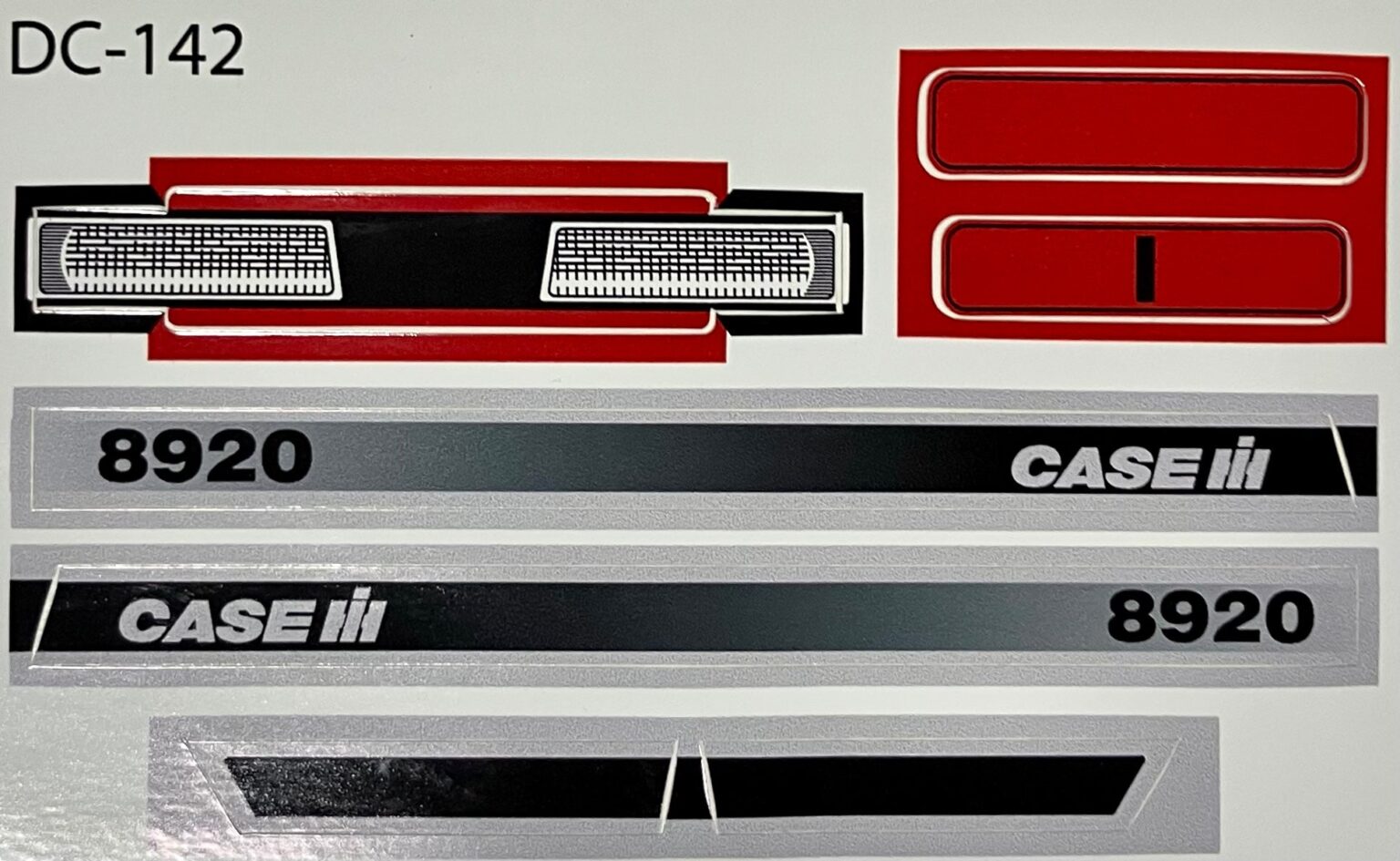 Decal 1/16 Case IH 8920 Set - DC142 - Midwest Decals & Farm Toys