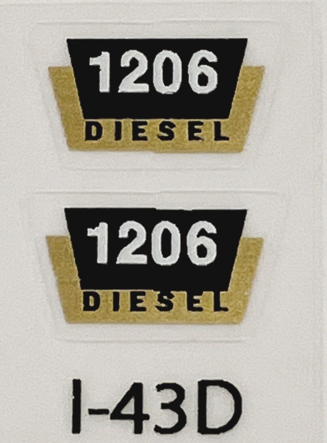 Decal 1/16 Farmall 1206 Diesel Model Number - DI43D - Midwest Decals ...