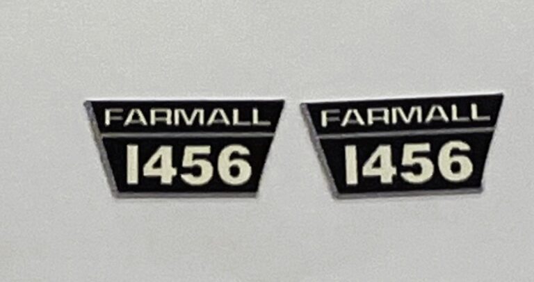 Decal 1/16 IH 1456 Model Numbers - DI53M - Midwest Decals & Farm Toys