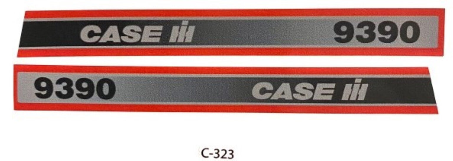 Decal 1/16 Case IH 9390 Side panels - DC323 - Midwest Decals & Farm Toys