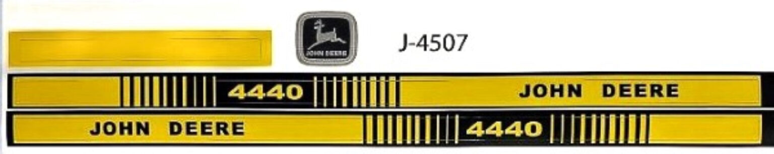 Decal 1/08 John Deere 4440 Side Panels - DJ4507 - Midwest Decals & Farm ...