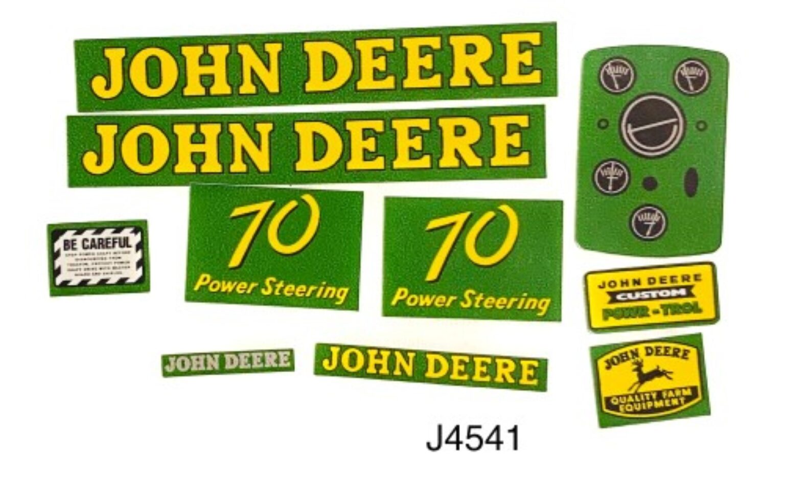 Decal 1/08 John Deere 70 Set - DJ4541 - Midwest Decals & Farm Toys