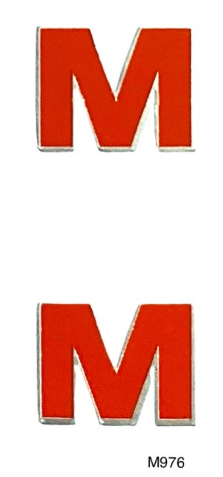 Decal McConnell-Marc Logo (Pair) red 3/8" - Midwest Decals & Farm Toys