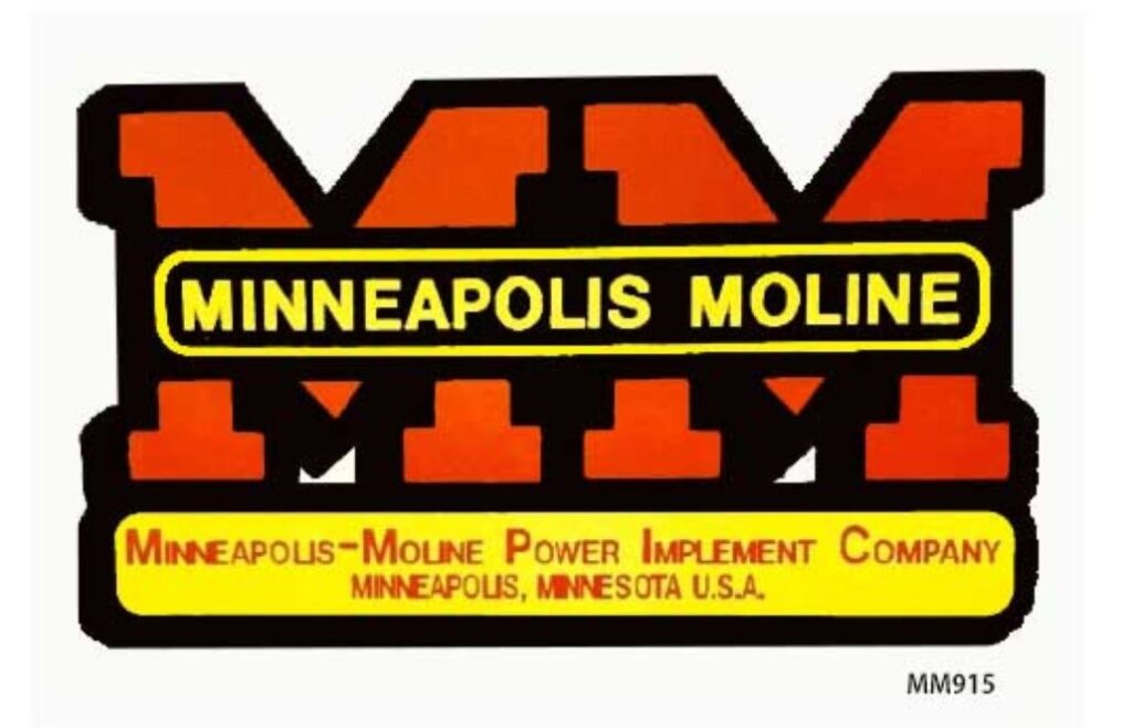 Decal MM Minneapolis Moline Logo 3 Inch (3 Color) 3" DMM915 - Midwest ...