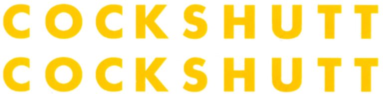 Decal Cockshutt - 5 3/4" DCK941 - Midwest Decals & Farm Toys