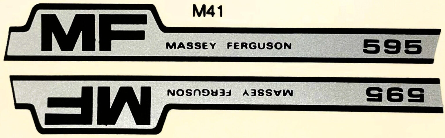 Decal 1/16 Massey Ferguson 595 Hood Stripes - DM41 - Midwest Decals ...