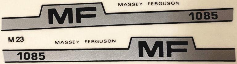Decal 1/16 Massey Ferguson 1085 Hood Panels - DM23 - Midwest Decals ...