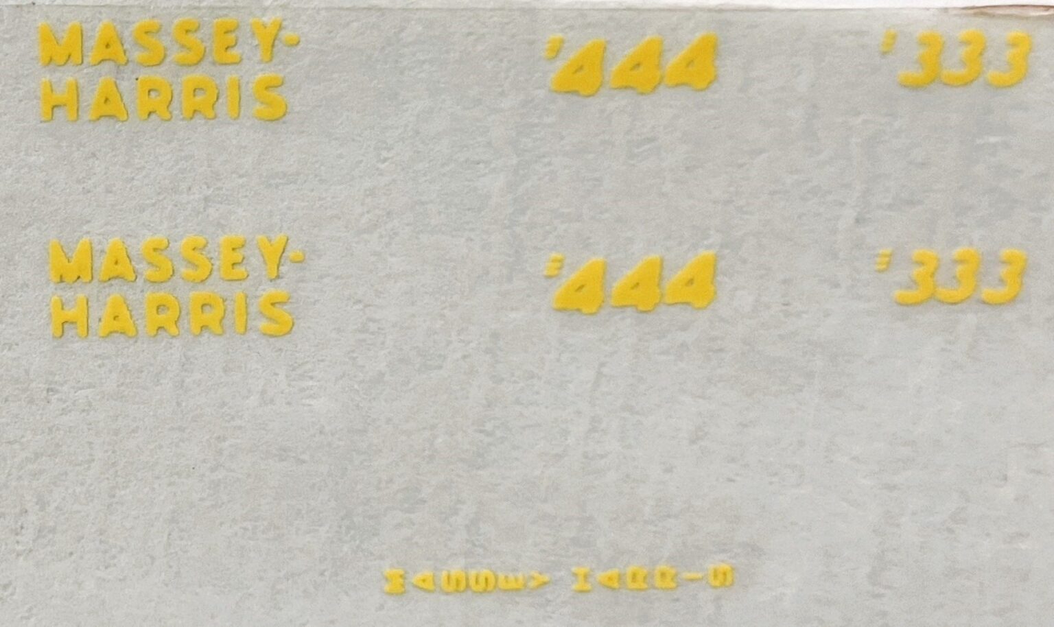 Decal 1/32 Massey Harris 444, 333 Decals - DM603 - Midwest Decals ...