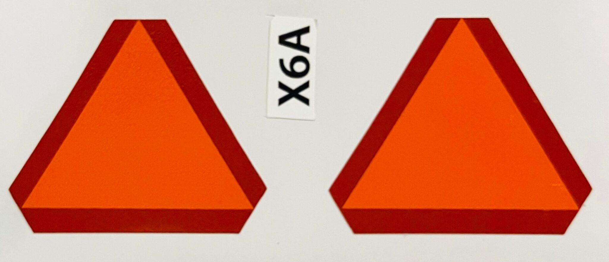 Decal SMV Slow Moving Vehicle 1/08 1 7/8" set of 2 - DX6A - Midwest ...