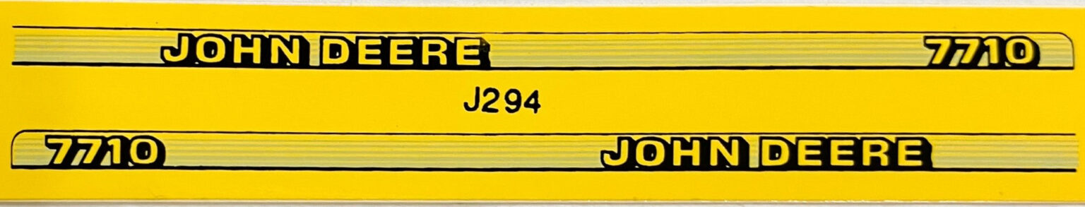 Decal 1/16 John Deere 7710 10 Series Hood Stripe - DJ294 - Midwest ...