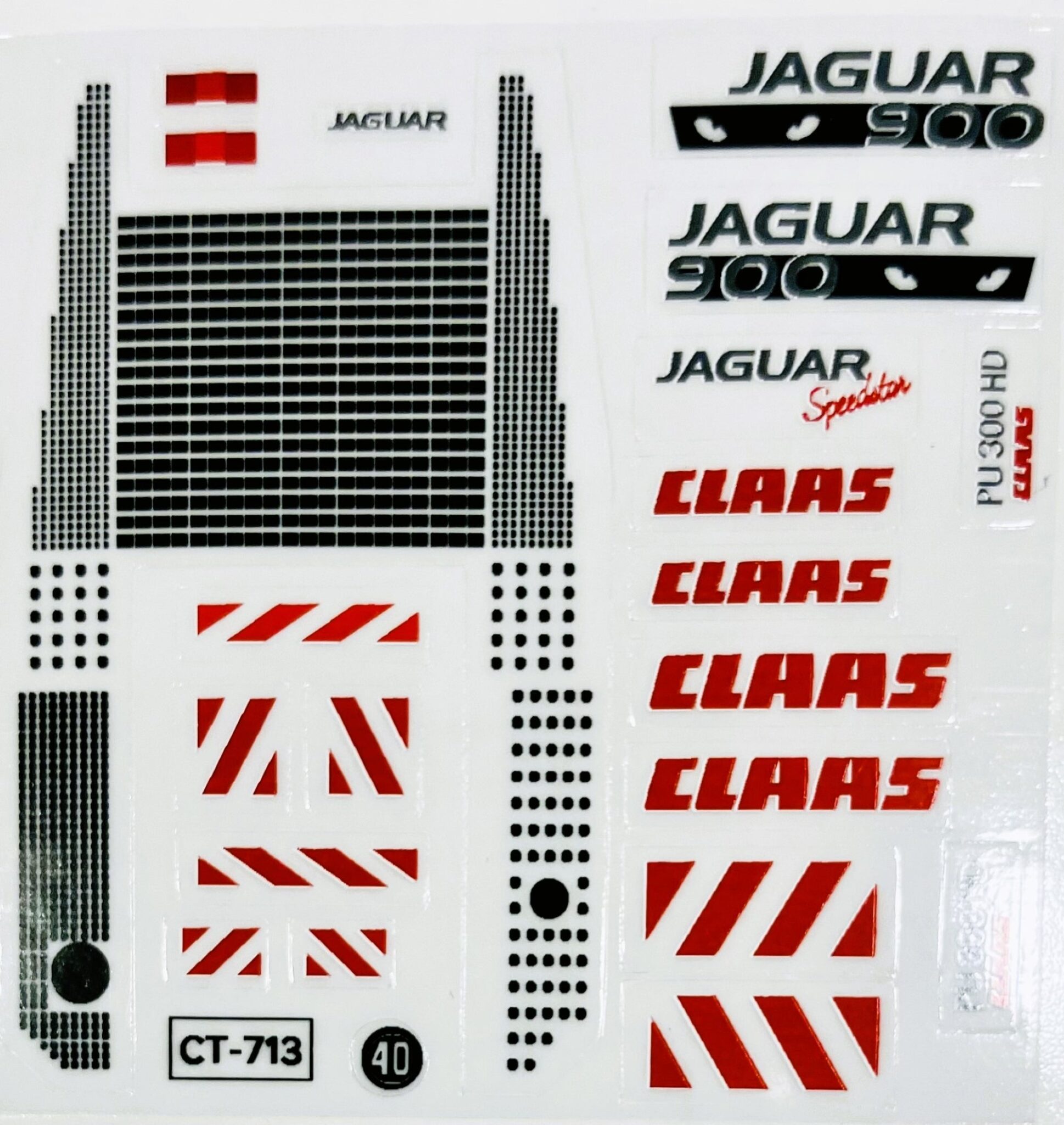 Decal 1/64 Claas Jaguar 900 Set - DCT713 - Midwest Decals & Farm Toys