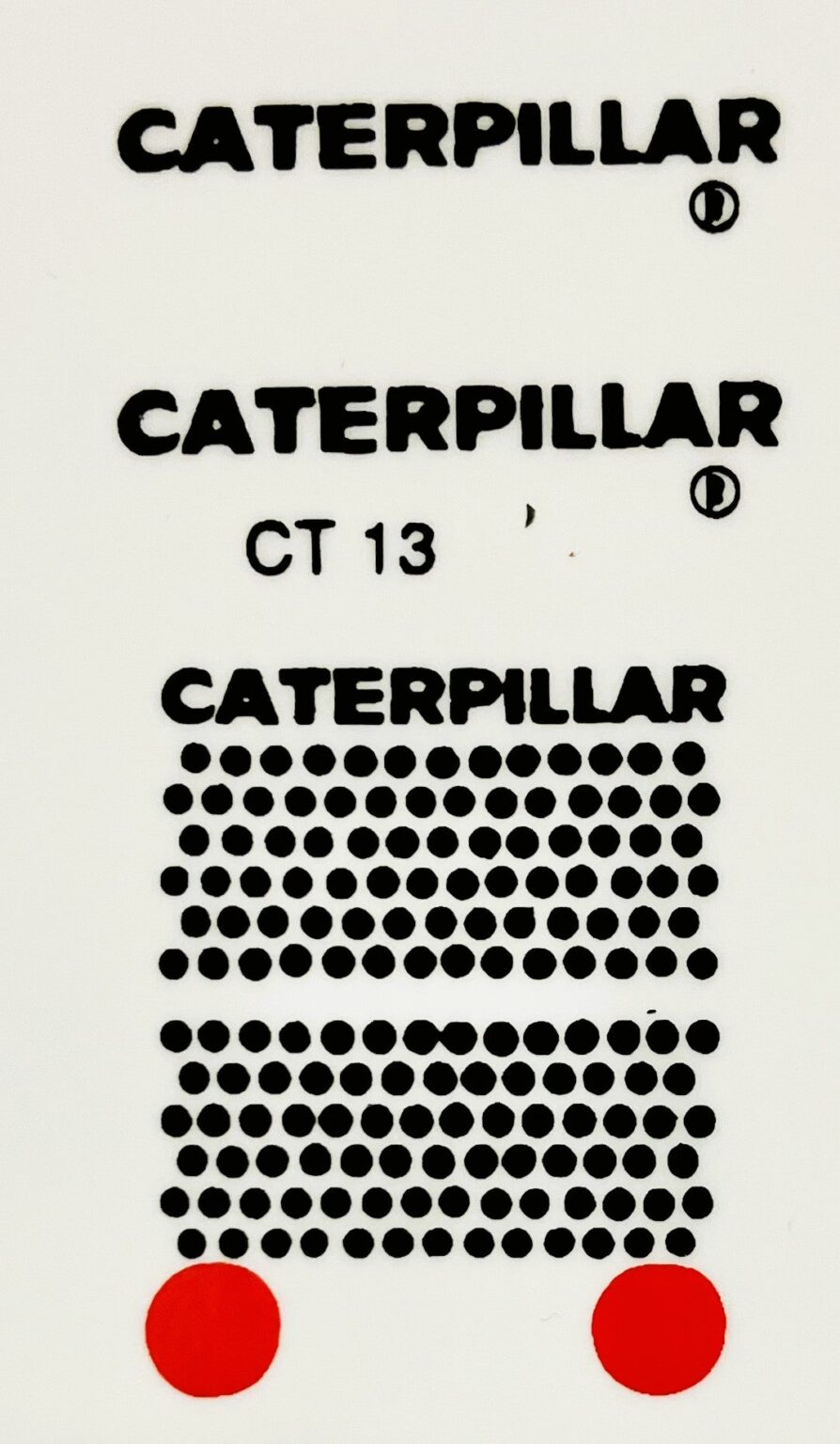Decal 1/16 Caterpillar Loader Set - DCT13 - Midwest Decals & Farm Toys