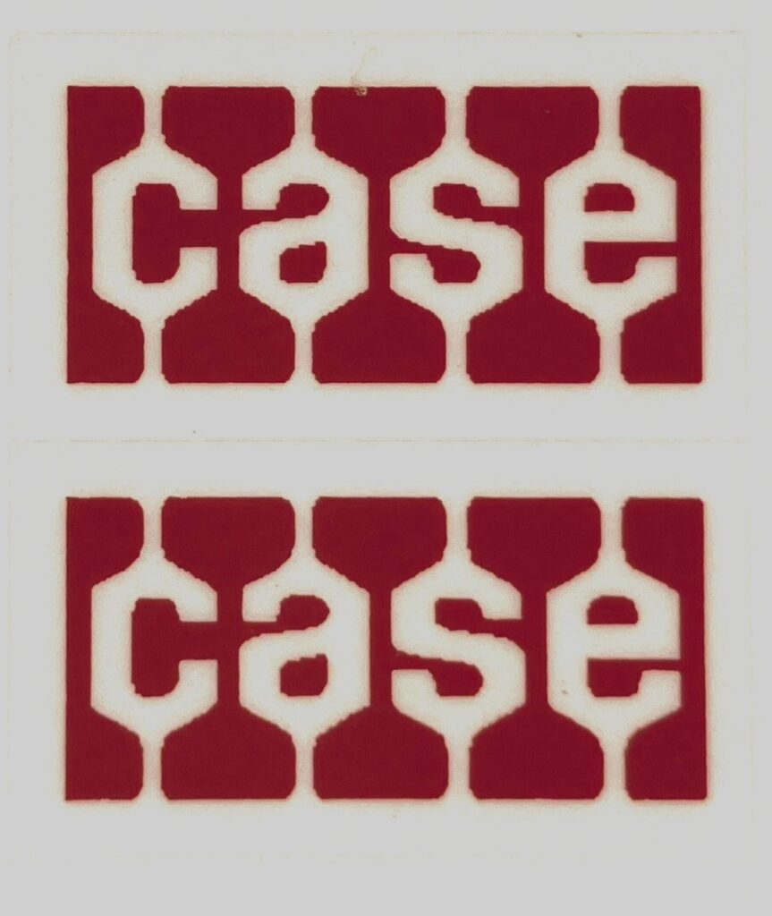 Decal Case I-Beam Logo (Flambeau Red) pair 5/8" DC941 - Midwest Decals ...