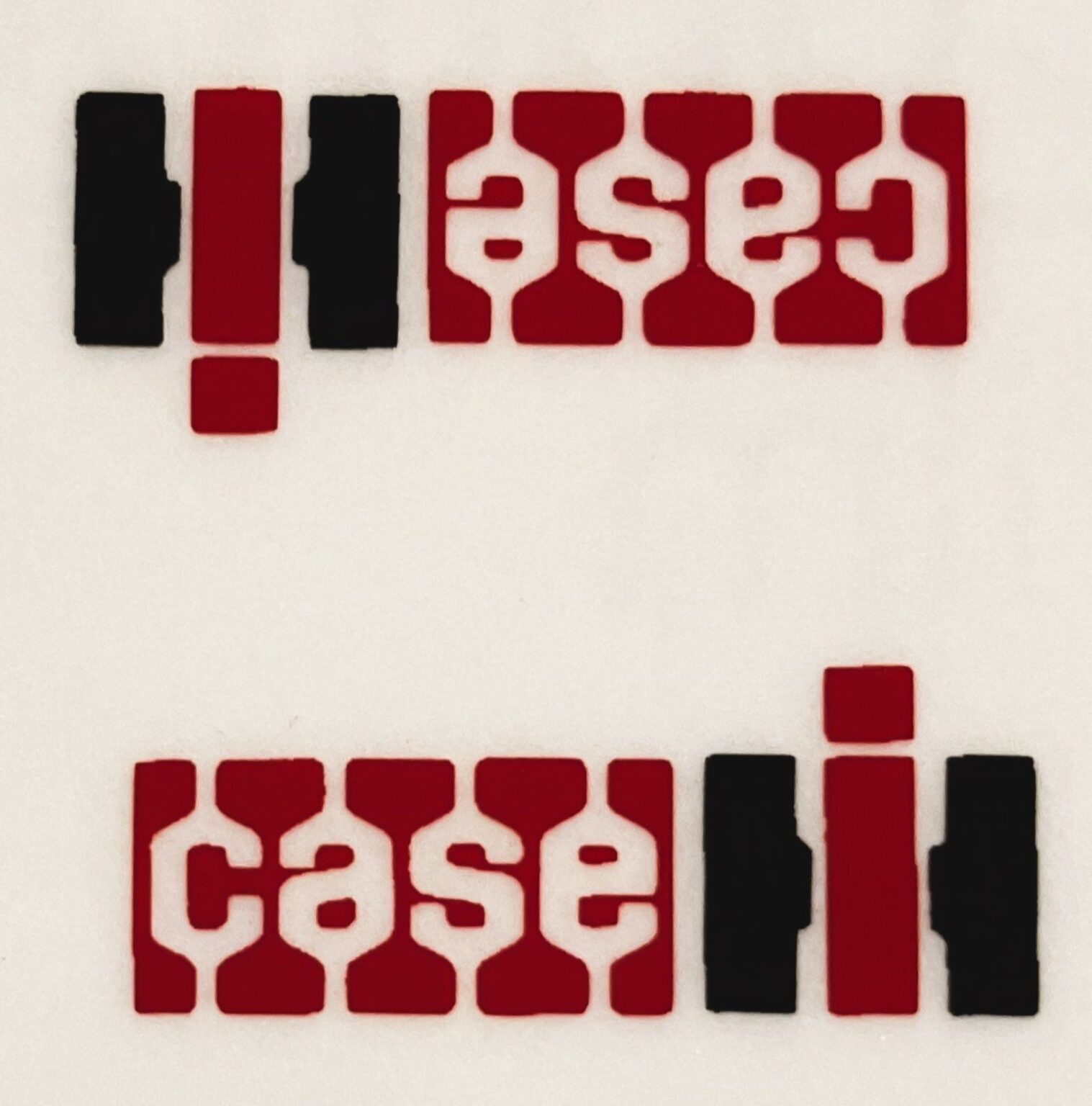 Decal Case IH Logo 7/8" DC961 - Midwest Decals & Farm Toys