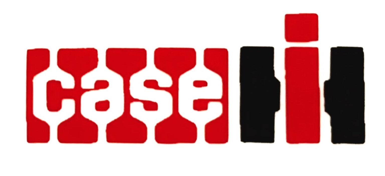 Decal Case IH Logo Small (black) 1/2" DC963 - Midwest Decals & Farm Toys