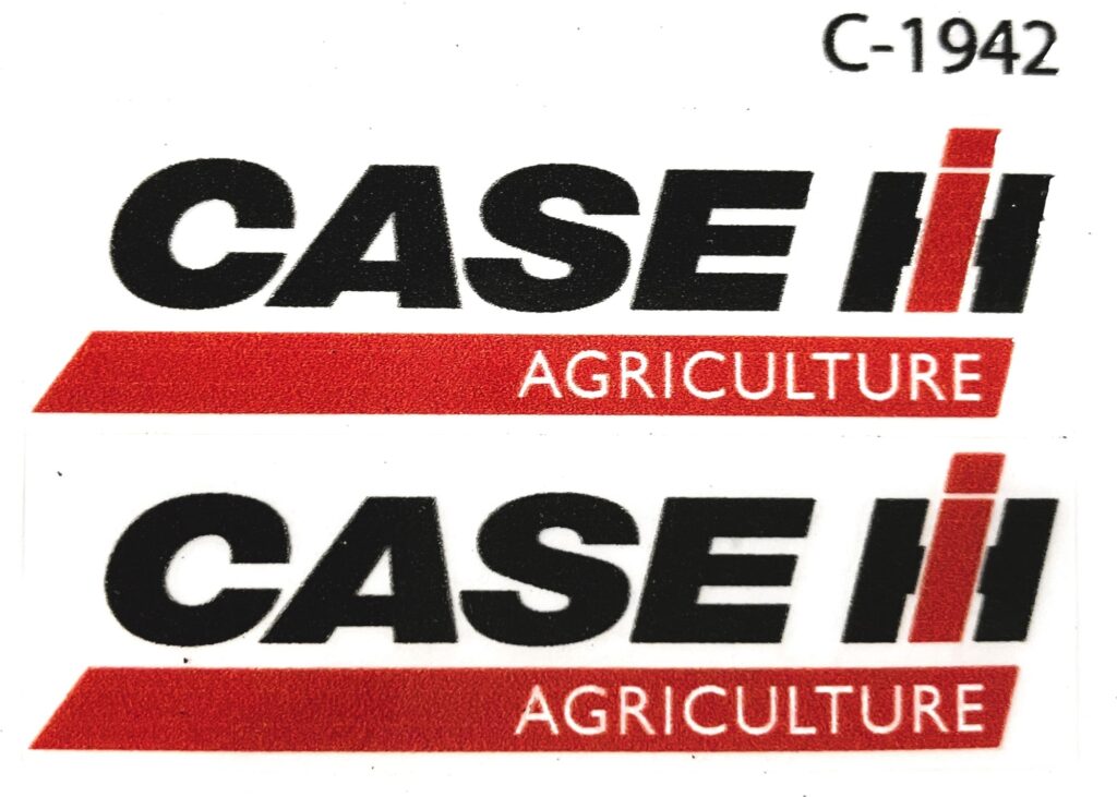Decal Case IH Logo Ag 2 inches black/red DC1942 - Midwest Decals & Farm ...