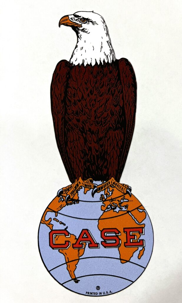 Decal Case Eagle Colored 1" tall (2) - Logo DC994 - Midwest Decals & Farm Toys