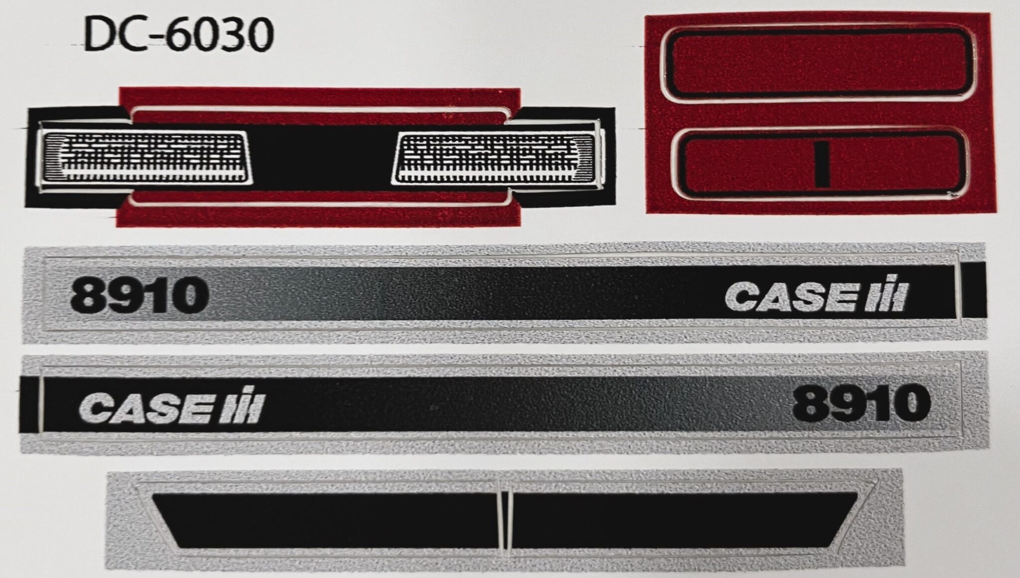 Decal 1/32 Case IH 8910 Side Panels DC6030 - Midwest Decals & Farm Toys