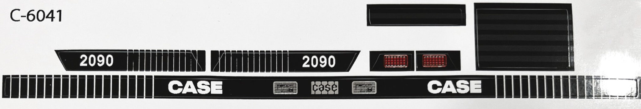 Decal 1/32 Case 2090 Set DC6041 - Midwest Decals & Farm Toys