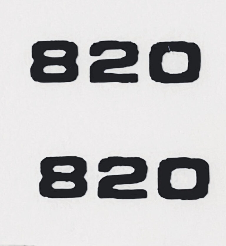 Decal 1/16 John Deere 820 Model Numbers - DJ121 - Midwest Decals & Farm ...