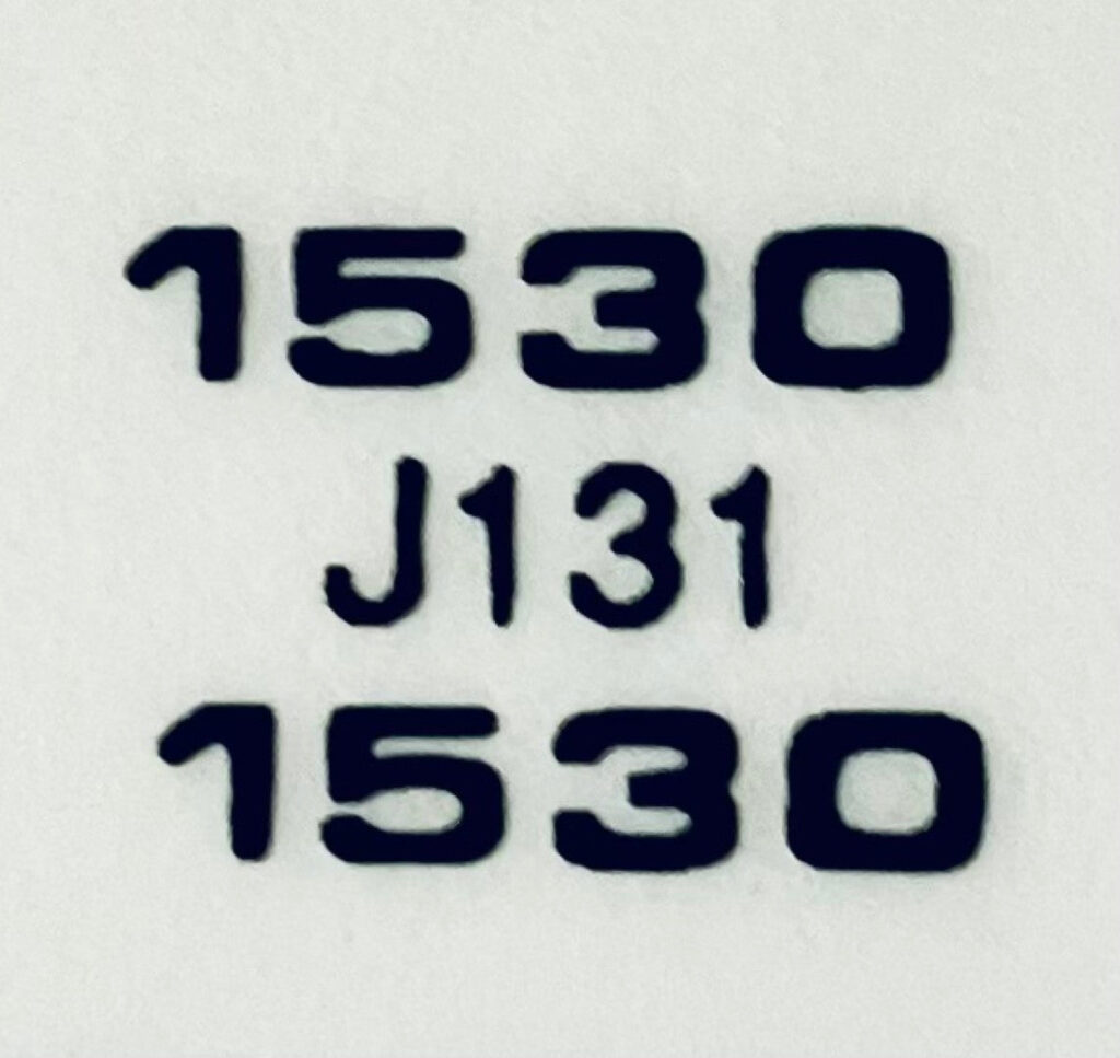 Decal 1/16 John Deere 1530 Model Numbers - DJ131 - Midwest Decals ...