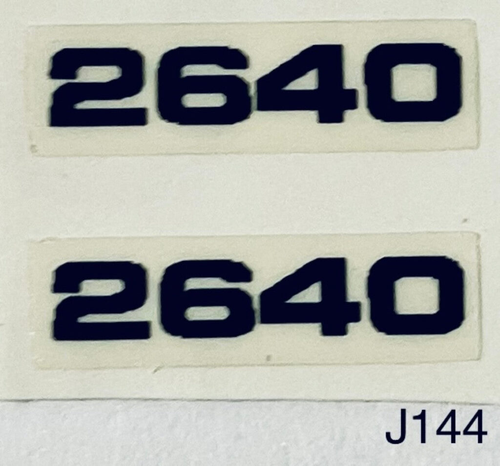 Decal 1/16 John Deere 2640 Model Numbers - DJ144 - Midwest Decals ...