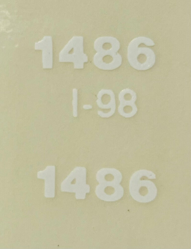 Decal 1/16 IH 1486 Model Numbers - DI98 - Midwest Decals & Farm Toys