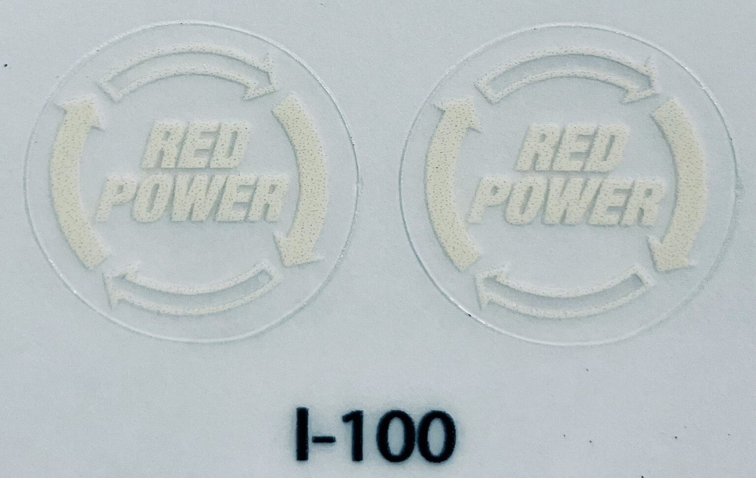 Decal 1/16 IH Red Power Emblem Decals (cream) pair - DI100 - Midwest ...