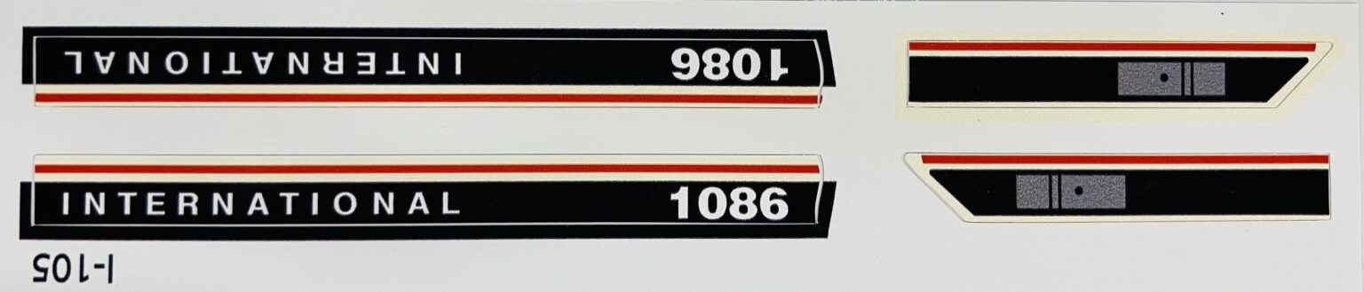 Decal 1/16 IH 1086 Tri-Stripe Side Panel - DI105 - Midwest Decals ...