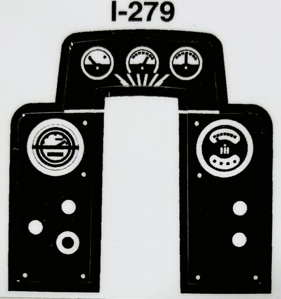 Decal 1/16 IH 66 Series Dash Decal - DI279 - Midwest Decals & Farm Toys