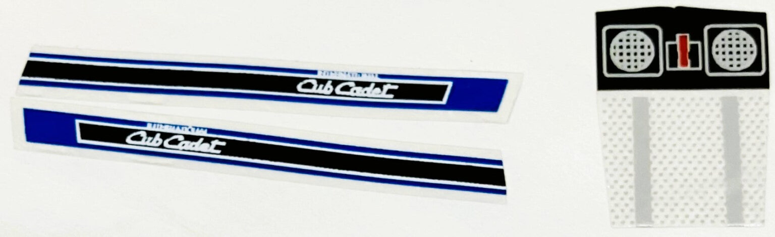 Decal 1/16 Cub Cadet 126 set - DI402 - Midwest Decals & Farm Toys