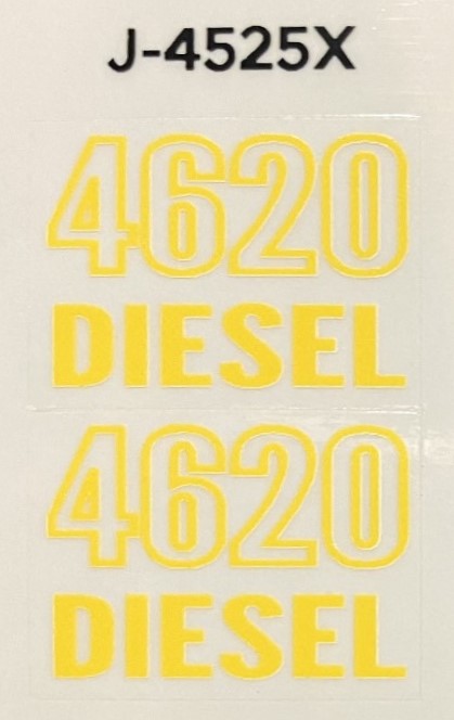 Decal 1/08 John Deere 4520 model numbers - DJ4524X - Midwest Decals ...