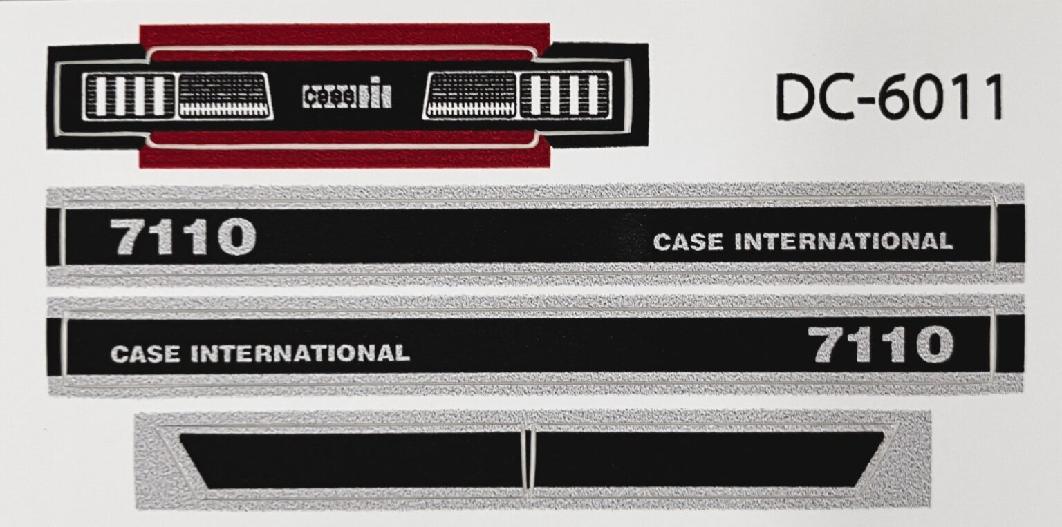Decal 1/32 Case IH 7110 Side Panels (early version) DC6011 - Midwest ...