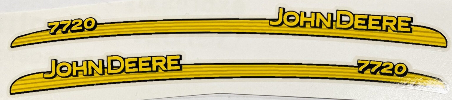 Decal 1/16 John Deere 7720 Hood Stripes - DJ1231 - Midwest Decals ...