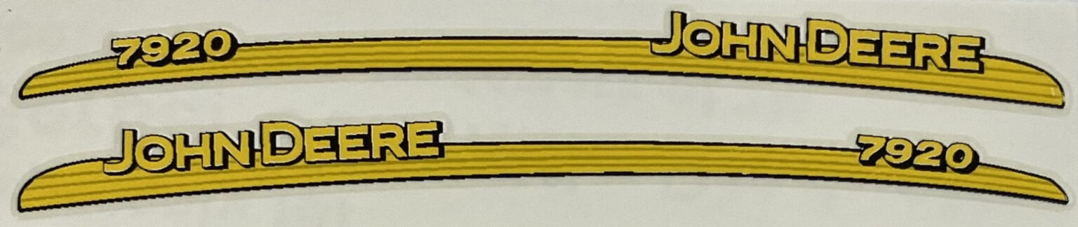 Decal 1/16 John Deere 7920 Hood Stripe - DJ1233 - Midwest Decals & Farm ...