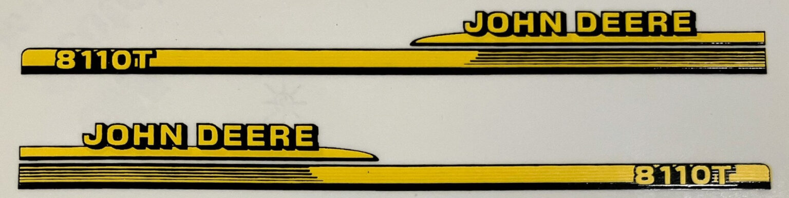 Decal 1/16 John Deere 8110T 10 Series Hood Stripe - DJ1256 - Midwest ...