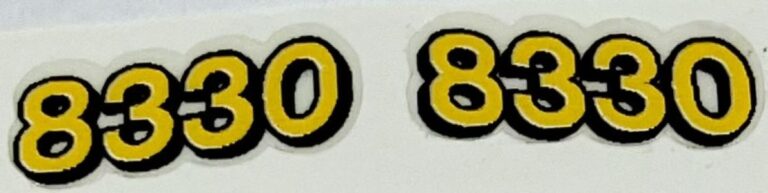 Decal 1/16 John Deere 8330 Model Numbers - DJ1273 - Midwest Decals ...