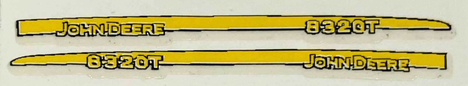 Decal 1/64 John Deere 8320T Hood Stripes - DJ1768 - Midwest Decals ...