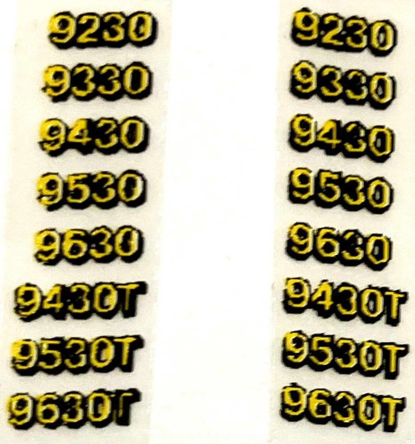 Decal 1/64 John Deere 9x30 Series Model Number Set - DJ1797 - Midwest ...