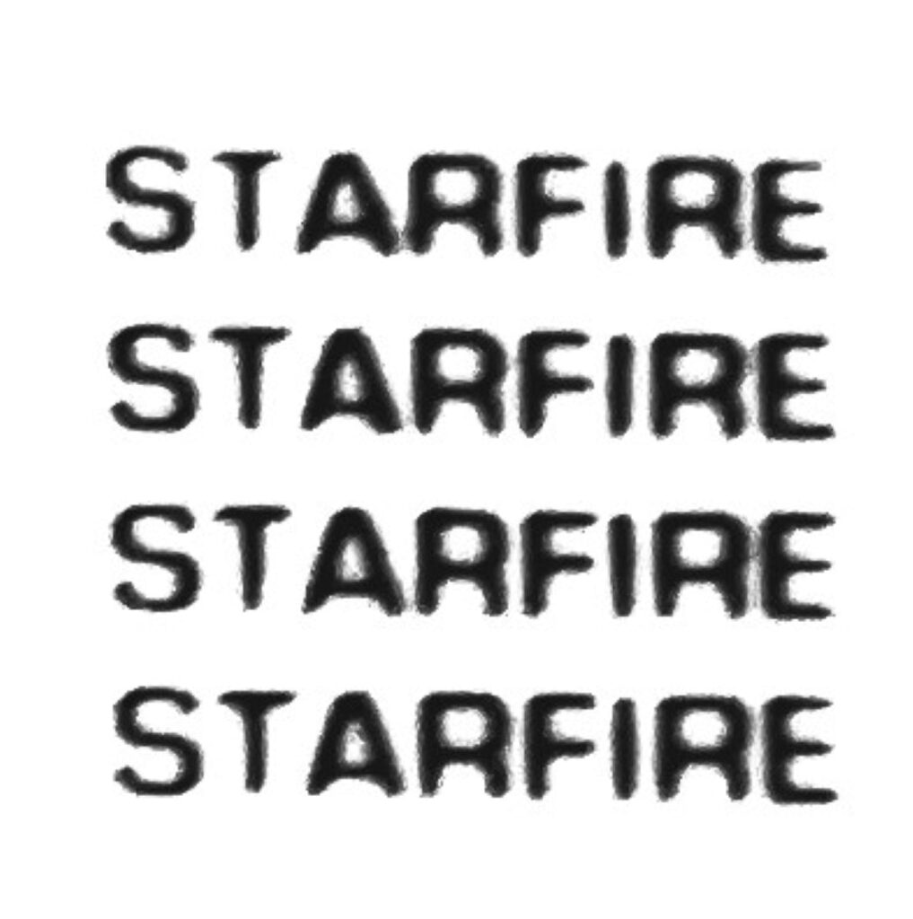 Decal John Deere Starfire (black on clear) - 3/8" - DJ1938 - Midwest ...