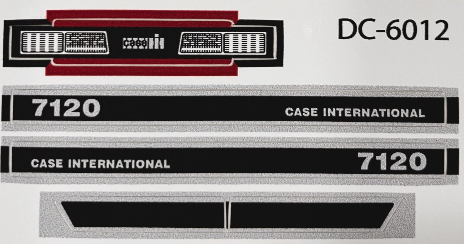 Decal 1/32 Case IH 7120 Side Panels (early version) DC6012 - Midwest ...