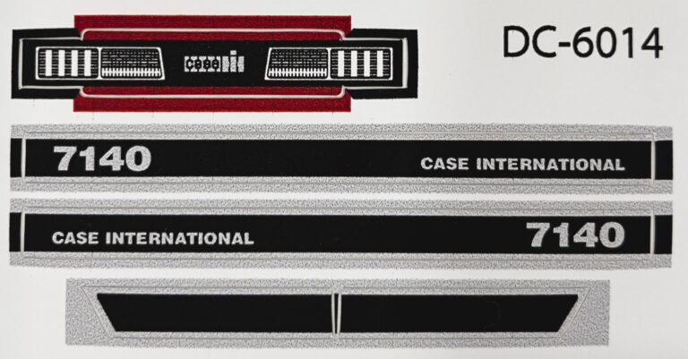 Decal 1/32 Case IH 7140 Side Panels (early version) DC6014 - Midwest ...