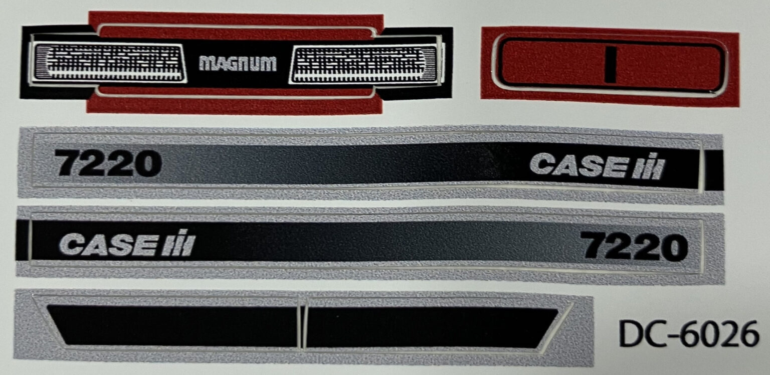 Decal 1/32 Case IH 7220 Side Panels (late version) DC6026 - Midwest ...