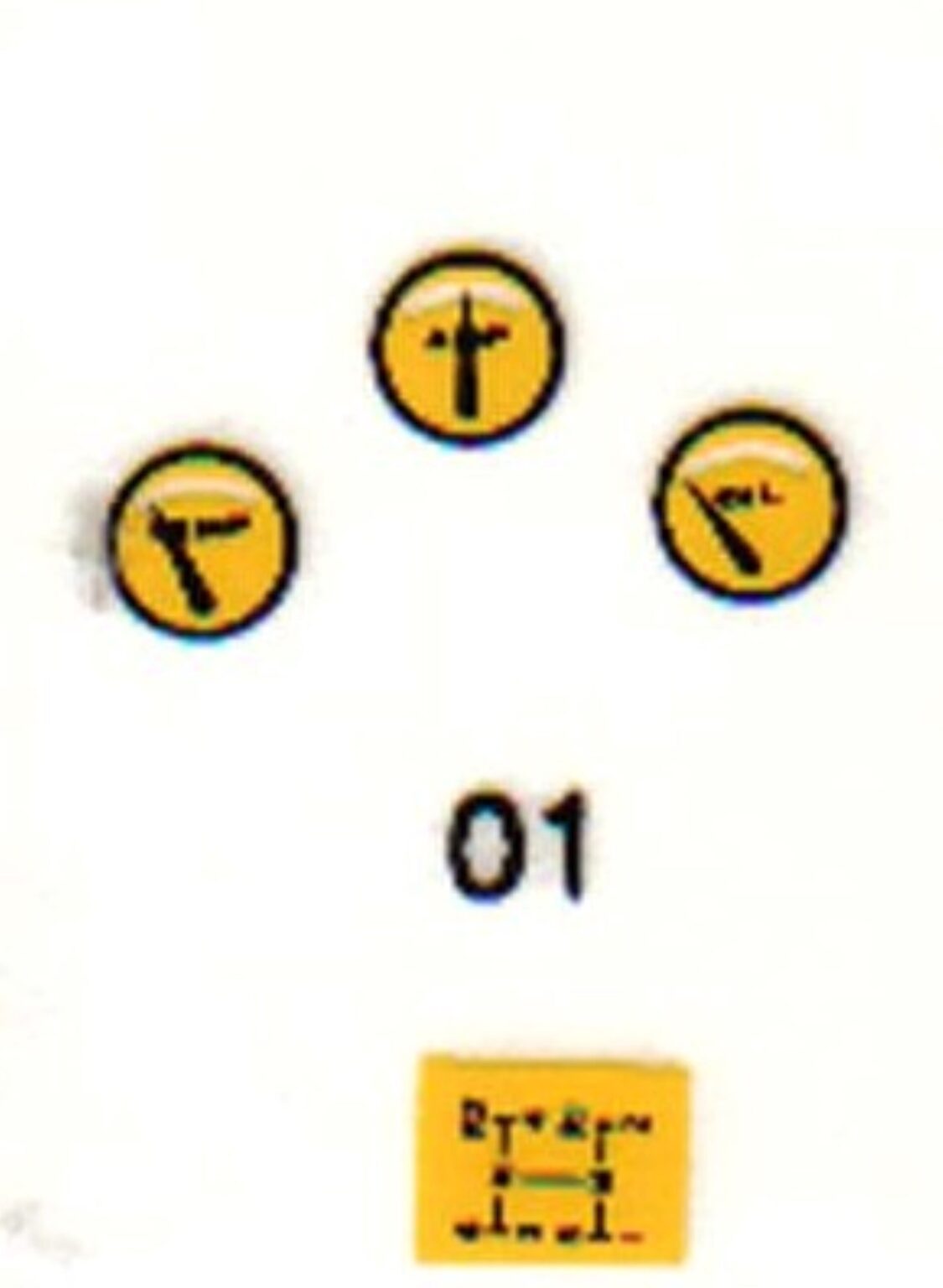 Decal 1/16 Oliver Gauges & Shift Diagram DO1 - Midwest Decals & Farm Toys