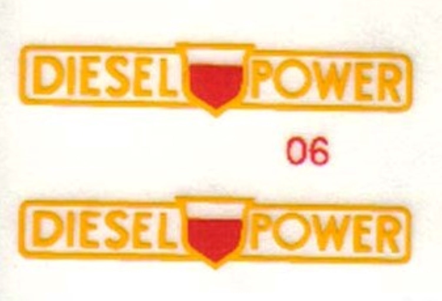 Decal 1/16 Oliver Diesel Power words only (2) DO6 - Midwest Decals ...