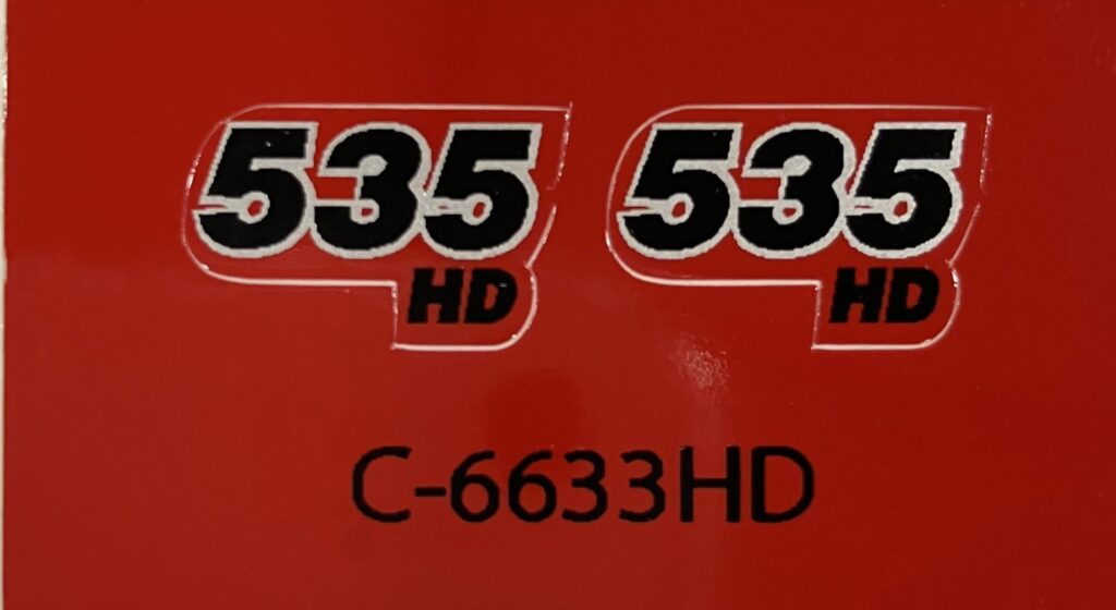 Decal 1/32 Case IH Steiger 535 HD Model Numbers - DC6633HD - Midwest ...