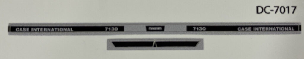 Decal 1/64 Case IH 7130 Side Panels (late version) - DC7014 - Midwest ...