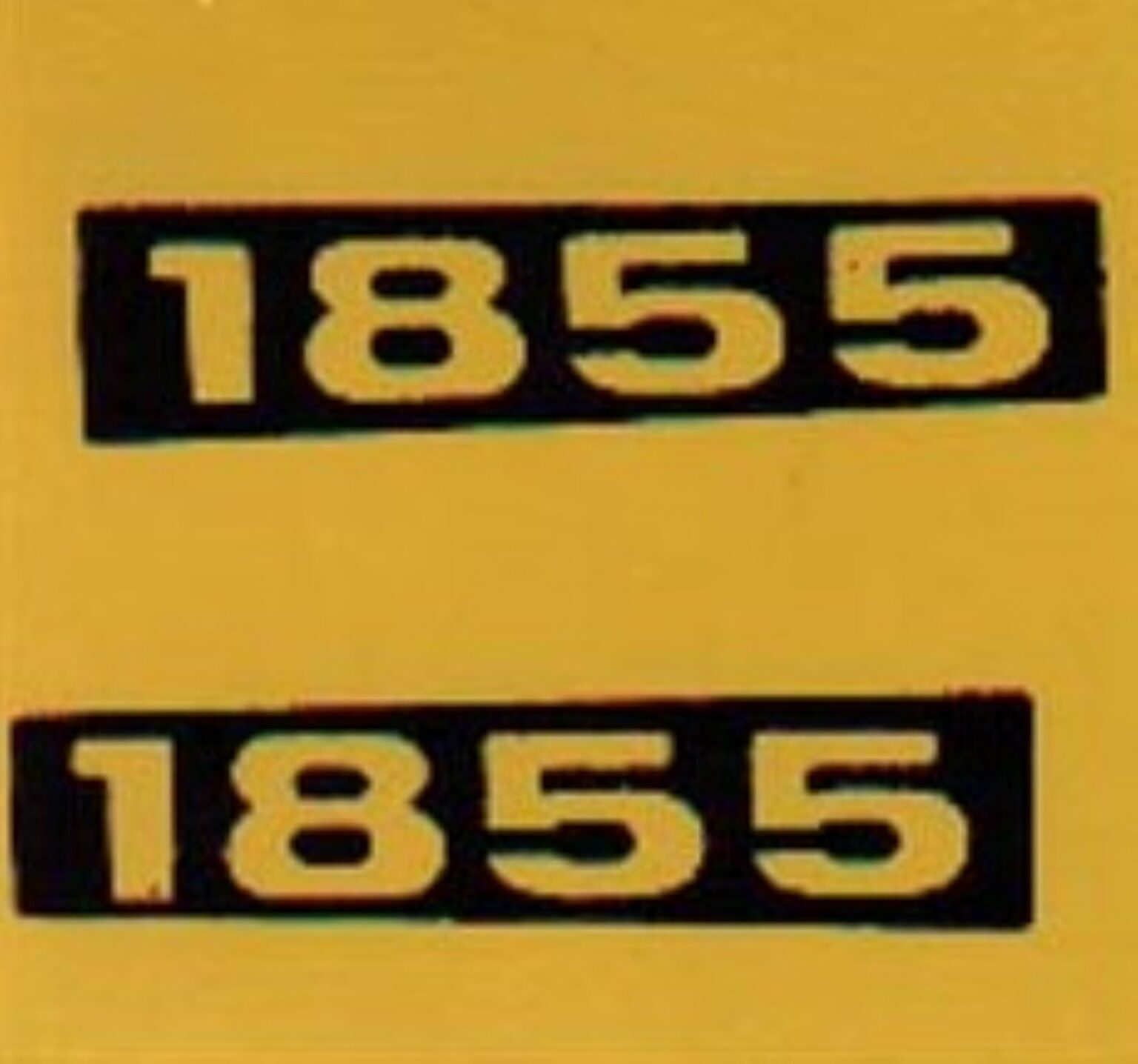 Decal 1/16 Oliver 1855 Model Numbers - DO75 - Midwest Decals & Farm Toys